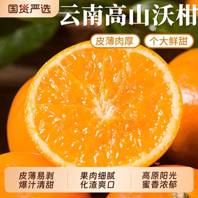 沃柑新鲜水果时令应当季整箱正宗云南一级柑橘桔子糖蜜橘砂糖包邮