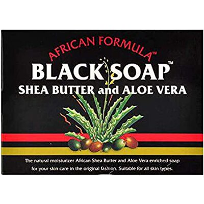 极速Madina African Black Soap Shea Butter and Aloe Vera, 3.
