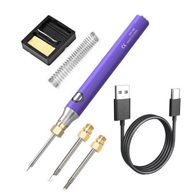 极速7pcs Soldering Iron Set Electrician 110O0mAh Battery DIY