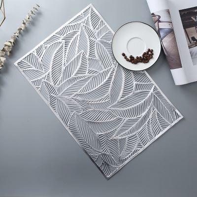 新品Rectangular insulation wplacemat Hollow Western table ma