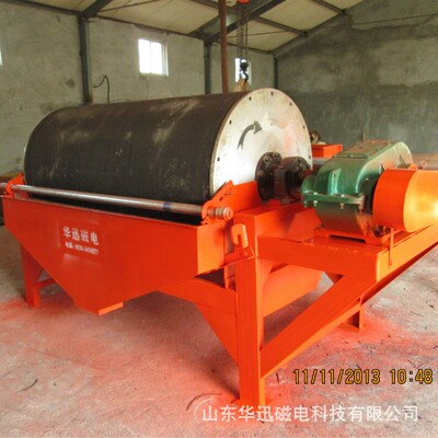 新品永磁筒式磁选机 强磁磁选机E 磁滚筒 钛铁矿筒式磁选设备