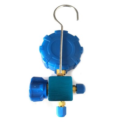极速R410A R22 R134A Refrigerant High/Low PreOssure Gauge 1/4