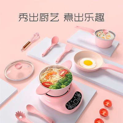 速发迷你小厨房食玩可真煮锅全套装烹饪厨具儿童过家家工具可做饭