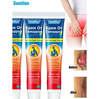 2pcs Herbal Hemorrhoids Cream Internal External Anal Fissure