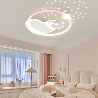 速发灯室灯简约主024新款中山灯具浪漫轻奢房间2卧卧具星空吸顶灯