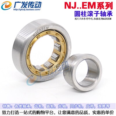 圆柱滚子轴承 NJ/202/203/204/205/206/207/208/209/210/211EM