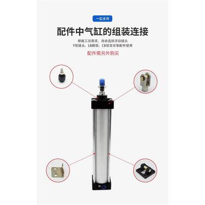速发标准气缸SC80X10X180X15X20X30X35X40X45X60X65X80X90X110X12