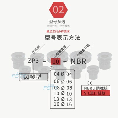 热销真空吸盘气动工业ZoP3系列ZP3-04机械手支架座套座垫采埃孚圆