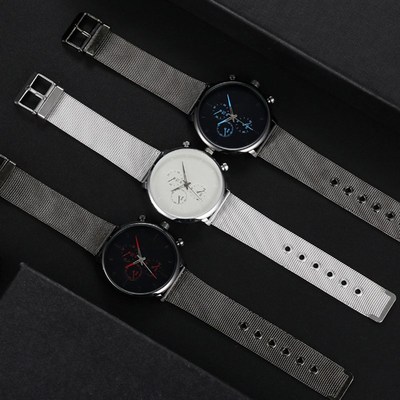极速2021 Fashion Mens Watch Men CRoman Numerals Blu-Ray Fau