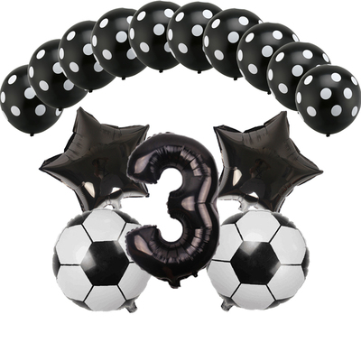 极速15Pcs 18Inich Soccer Football Balloons 32 Inch Number Ba