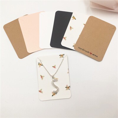 极速Jeweclry-Displays Necklace Packaging-Cards Cardboard Kra