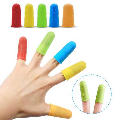 极速Your Fingers mAnti-Scald Cuts Silicone Finger Cots High