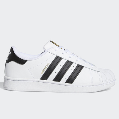 Adidas/阿迪达斯正品三叶草大童经典金标贝壳头休闲板鞋 FU7714