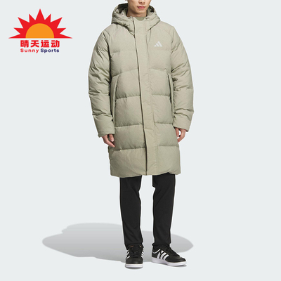 Adidas/阿迪达斯正品V MID L DOWN JK男女连帽运动羽绒服KQ5518