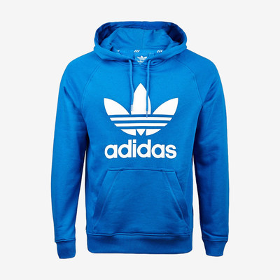 Adidas阿迪达斯正品生活休闲系列男连帽套头长袖舒适卫衣M30157