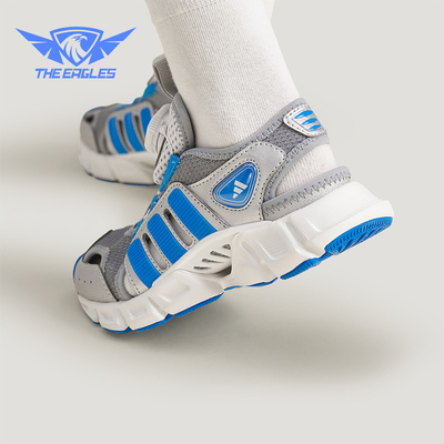 Adidas/阿迪达斯正品CLIMACOLCLIMACOL新款经典儿童灰凉鞋KJ9506