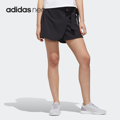 Adidas/阿迪达斯正品NEO 女子双层时尚休闲运动短裤 EI4241