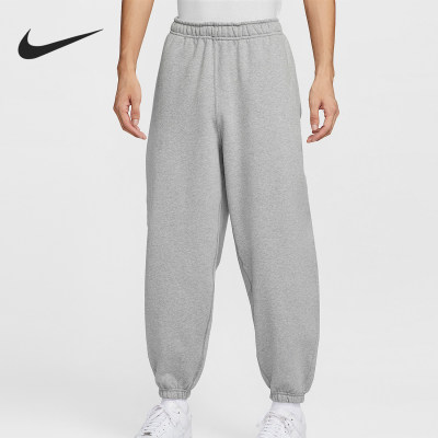 Nike/耐克正品2025冬季款男士束脚针织刺绣长裤HV1089-063