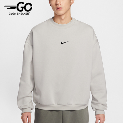 Nike/耐克正品2025冬季款男士日常圆领刺绣运动卫衣IR0107-072