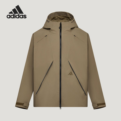 Adidas/阿迪达斯正品男士户外连帽时尚耐磨运动外套LE4547