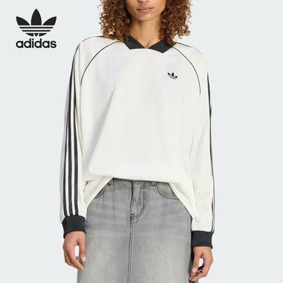 Adidas/阿迪达斯正品三叶草女士运动休闲亲肤透气长袖T恤KG3711