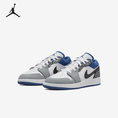 Nike耐克正品Air Jordan 1大童低帮运动休闲缓震篮球鞋DQ2514-140