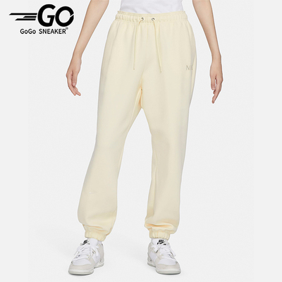 Nike/耐克正品秋冬女士经典针织户外跑步休闲束脚长裤HF0423-113