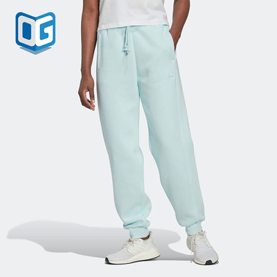 Adidas/阿迪达斯正品2025女士系带束脚宽松运动抓绒长裤HN4233
