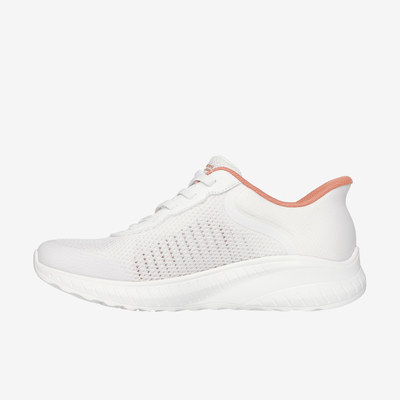 Skechers斯凯奇正品BOBS SQUAD CHAOS女款跑步鞋117639-WHT
