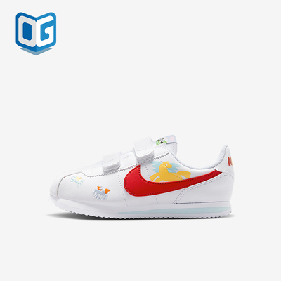 Nike/耐克正品Cortez小童日常低帮魔术贴休闲运动鞋IQ7669-161