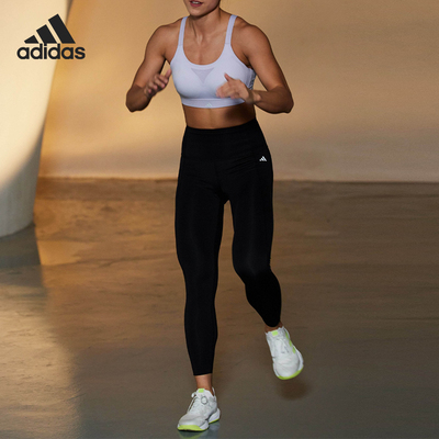 Adidas/阿迪达斯正品新款跑步训练女子运动健身紧身裤H64225