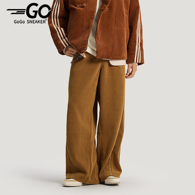 Adidas/阿迪达斯正品三叶草男士休闲针织新年款日常长裤KT0682