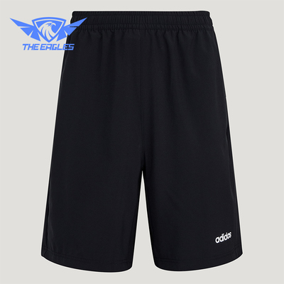 Adidas/阿迪达斯正品夏季男士休闲梭织训练运动简约短裤KX8298