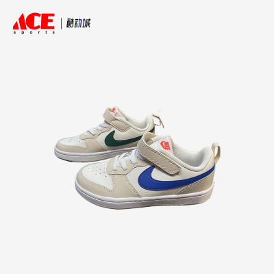 Nike/耐克正品CourtBorough2新款儿童米蓝色经典板鞋HQ1207-141