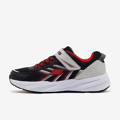 Skechers斯凯奇正品Microspec Tread大童低帮跑步鞋404115L-BKSR