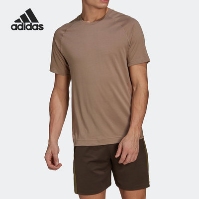 Adidas/阿迪达斯正品夏季新款男子圆领宽松简约T恤上衣HC4434