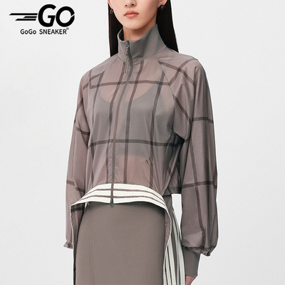 Adidas/阿迪达斯正品2026女士短款时尚经典立领运动外套KX4645
