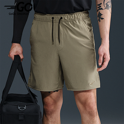 Nike/耐克正品Dri-FIT男士透气梭织跑步训练瑜伽短裤DV9341-320