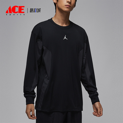 Nike/耐克正品Jordan男士圆领宽松经典透气简约长袖T恤IF1886-010