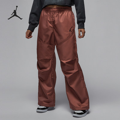 Nike/耐克正品JORDAN女士梭织透气宽松运动长裤HF9466-231