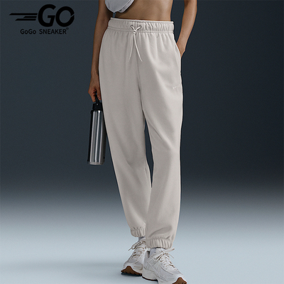 Nike/耐克正品秋冬新款女士宽松摇粒绒保暖束脚裤FB5579-104