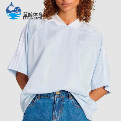 Adidas/阿迪达斯正品三叶草JAQUARDT-SHIRT新款经典短袖T恤KG3712
