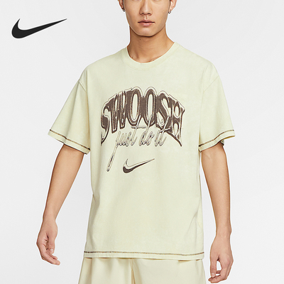 Nike/耐克官方正品Sportswear男士印花套头圆领短袖HQ9261-229