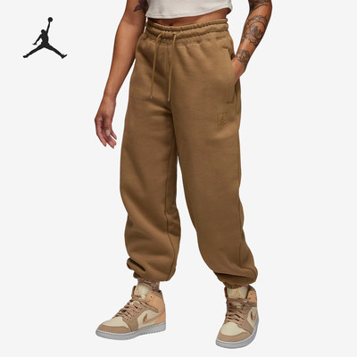 Nike/耐克正品JORDAN女士篮球运动加绒束脚长裤FB5114-395
