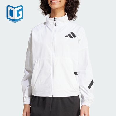 Adidas/阿迪达斯正品新款女士防晒休闲运动经典短款外套JW1754