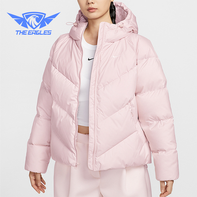 Nike/耐克正品Sportswear女士休闲连帽保暖日常羽绒服HV5236-667