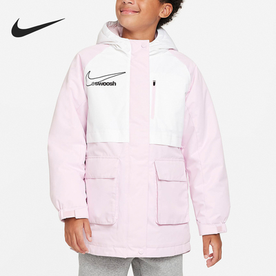 Nike/耐克正品Midlength大童保暖防风运动棉服外套FV3043-663