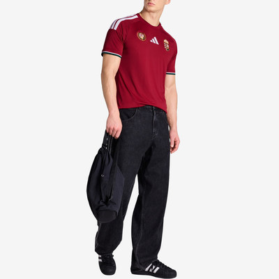 Adidas阿迪达斯正品男款圆领短袖比赛服吸湿排汗透气足球JZ6975
