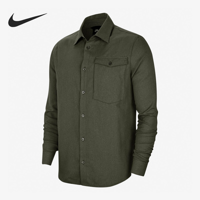 Nike/耐克正品新款男子简约时尚法兰绒衬衫外套CK5259-325