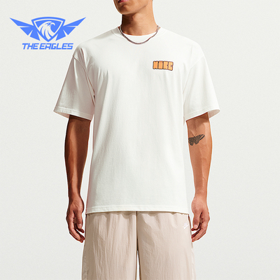 Nike/耐克正品男士经典透气时尚圆领印花短袖T恤JF5956-133